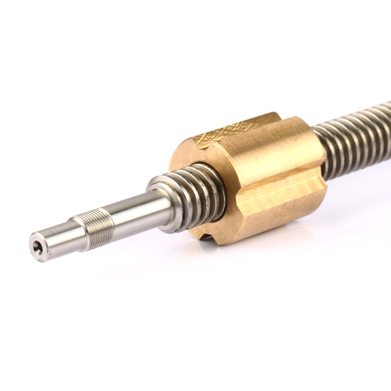 Customized 32mm Trapezoidal stainless lead screw Tr32x6 - Buy ...