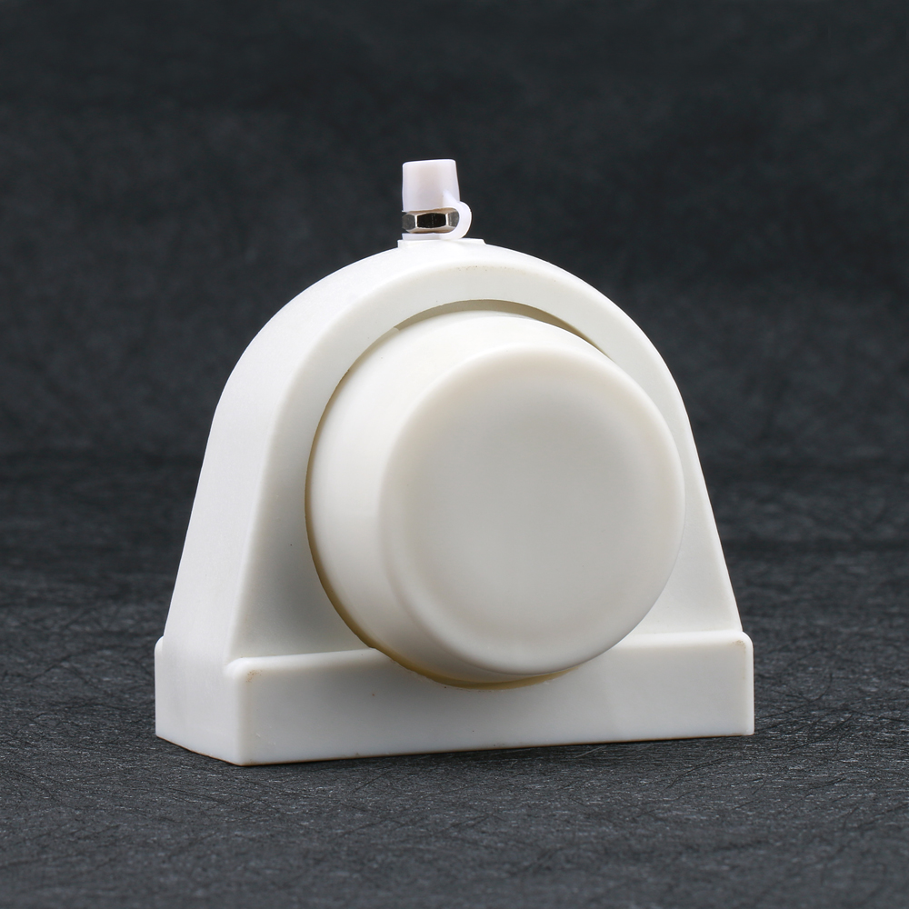 Pillow block bearing SUCPA205 white plastic housing PA205 stainless ...