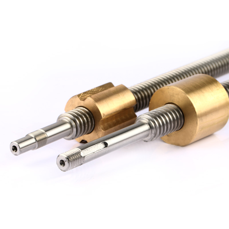 Customized 32mm Trapezoidal stainless lead screw Tr32x6 - Buy ...