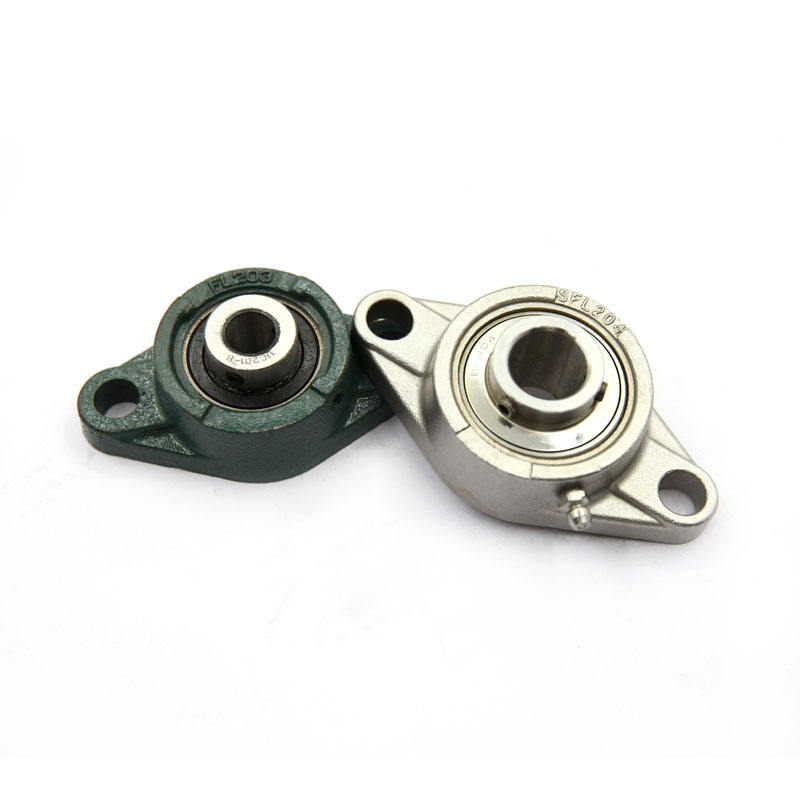 High quality 2 bolt mount holes oval flange stainless steel pillow ...