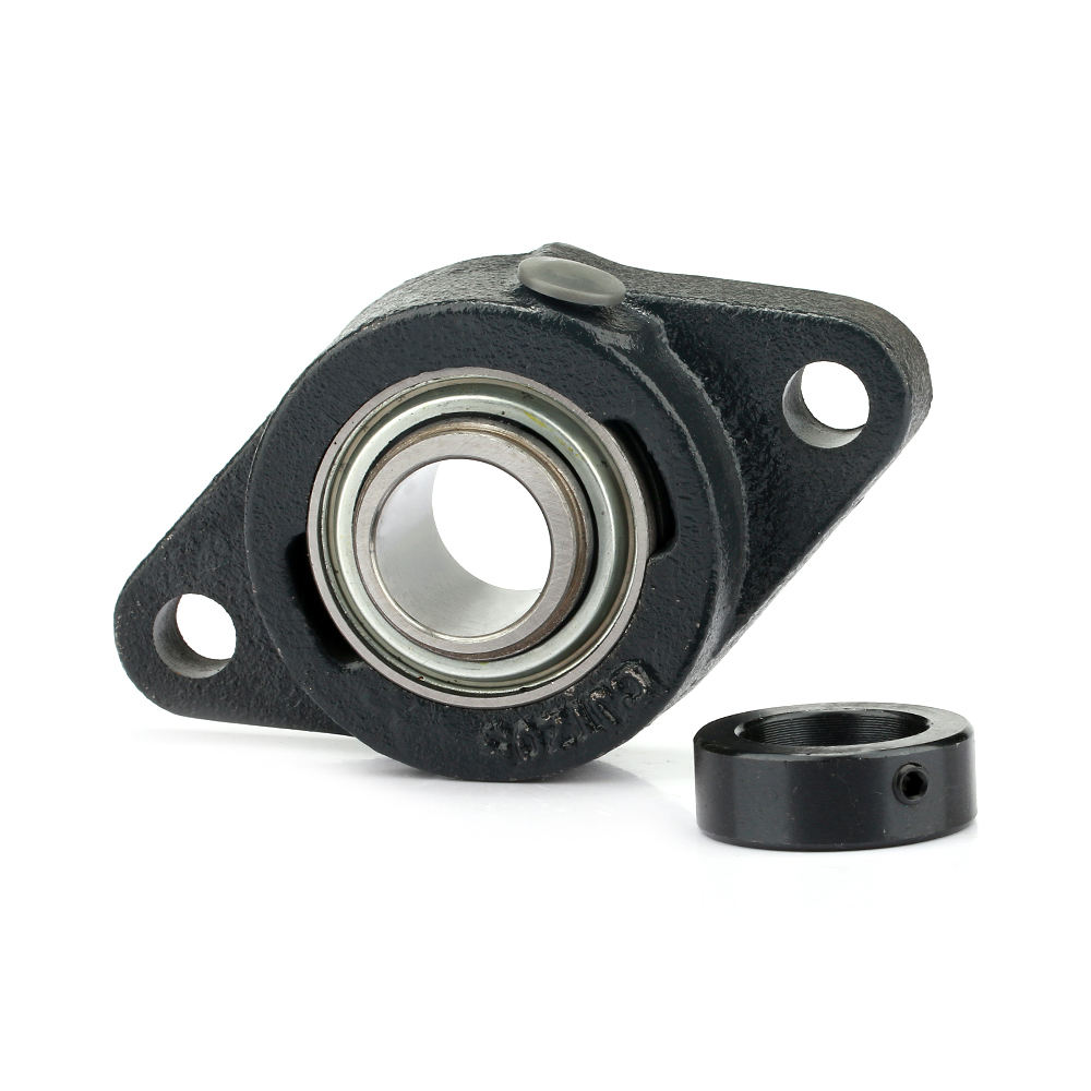 Two-bolt flanged housing units cast iron centring spigot eccentric ...