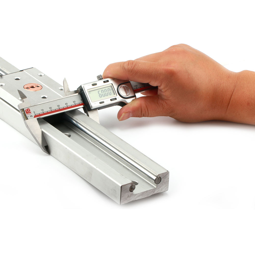 60mm width Built in double 8mm axis linear guide rail locking 3 4 5 ...